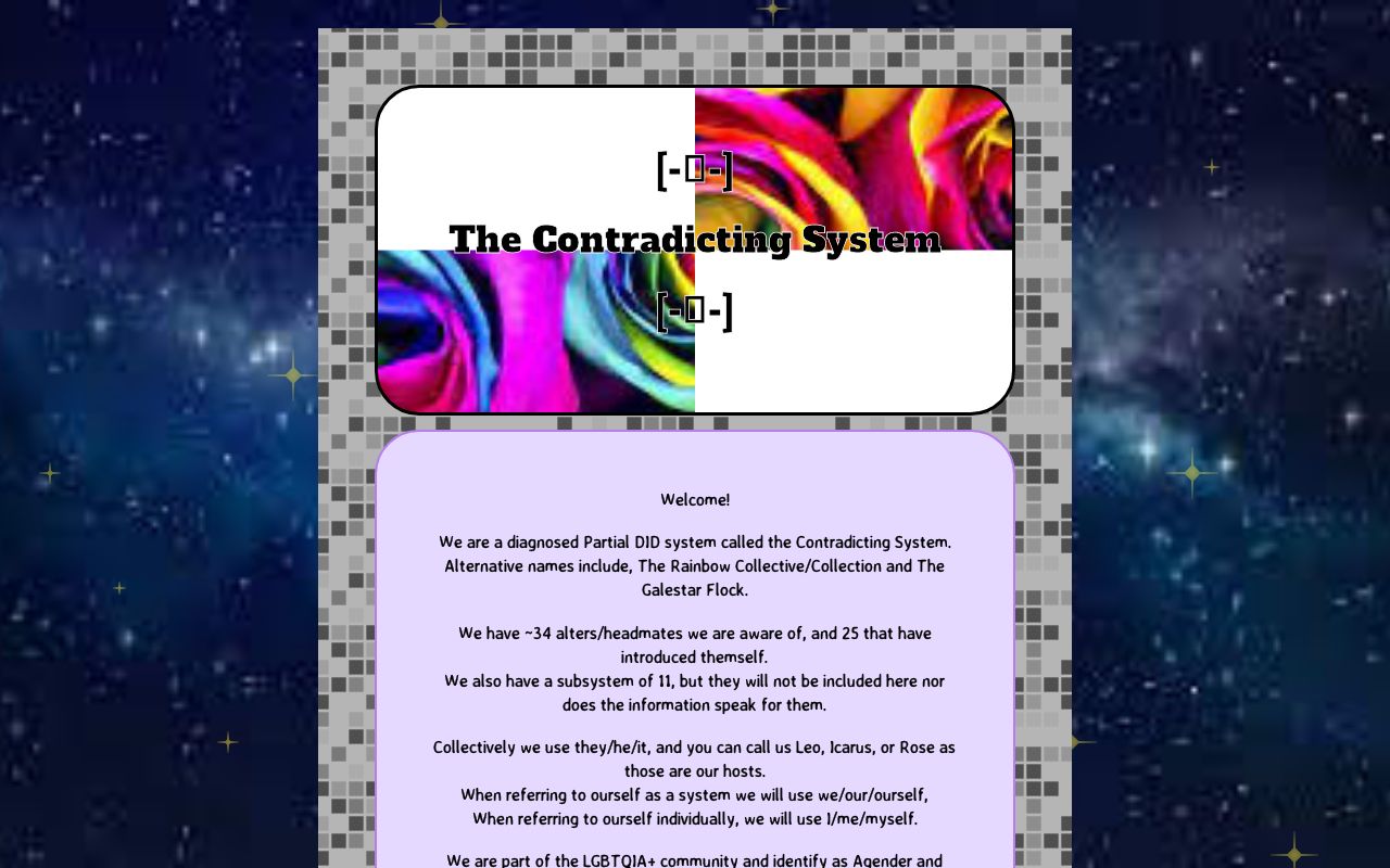 The Contradicting Carrd